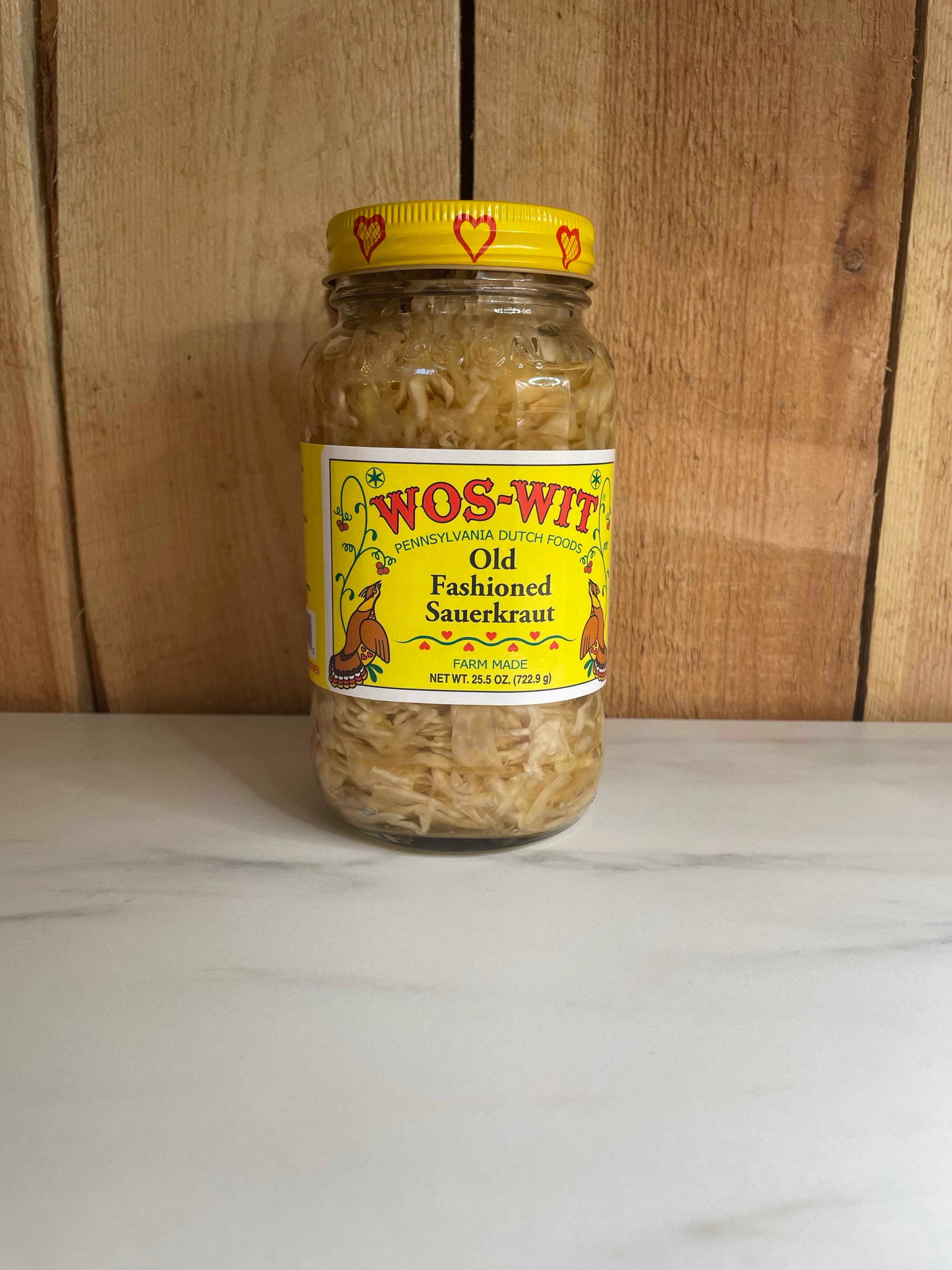 Wos-Wit Pennsylvania Dutch Farm Made Old Fashioned Sauerkraut | Red ... Wos-Wit Pennsylvania Dutch Farm Made Old Fashioned Sauerkraut | Red ...