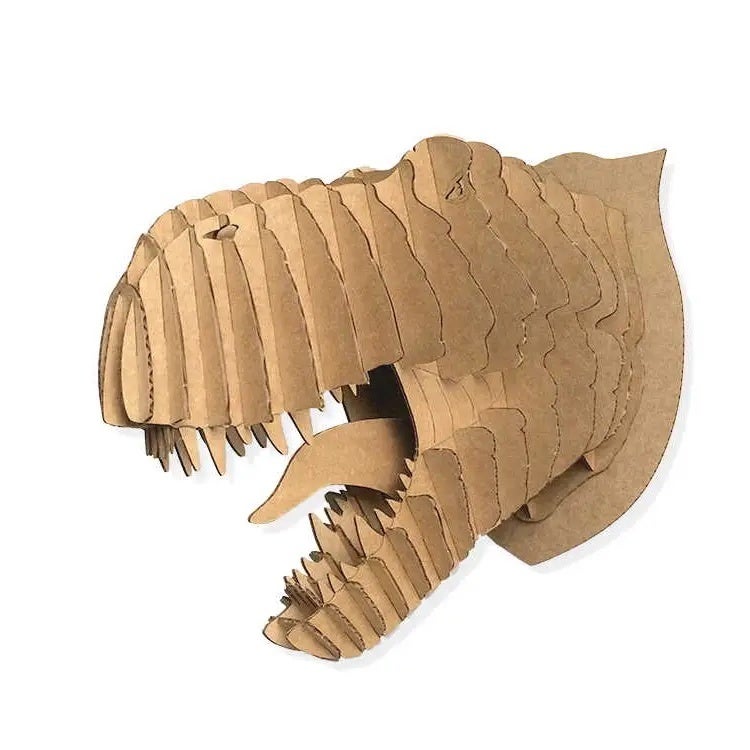 Rex - Cardboard Bust | Red Barn - Park Rapids, MN