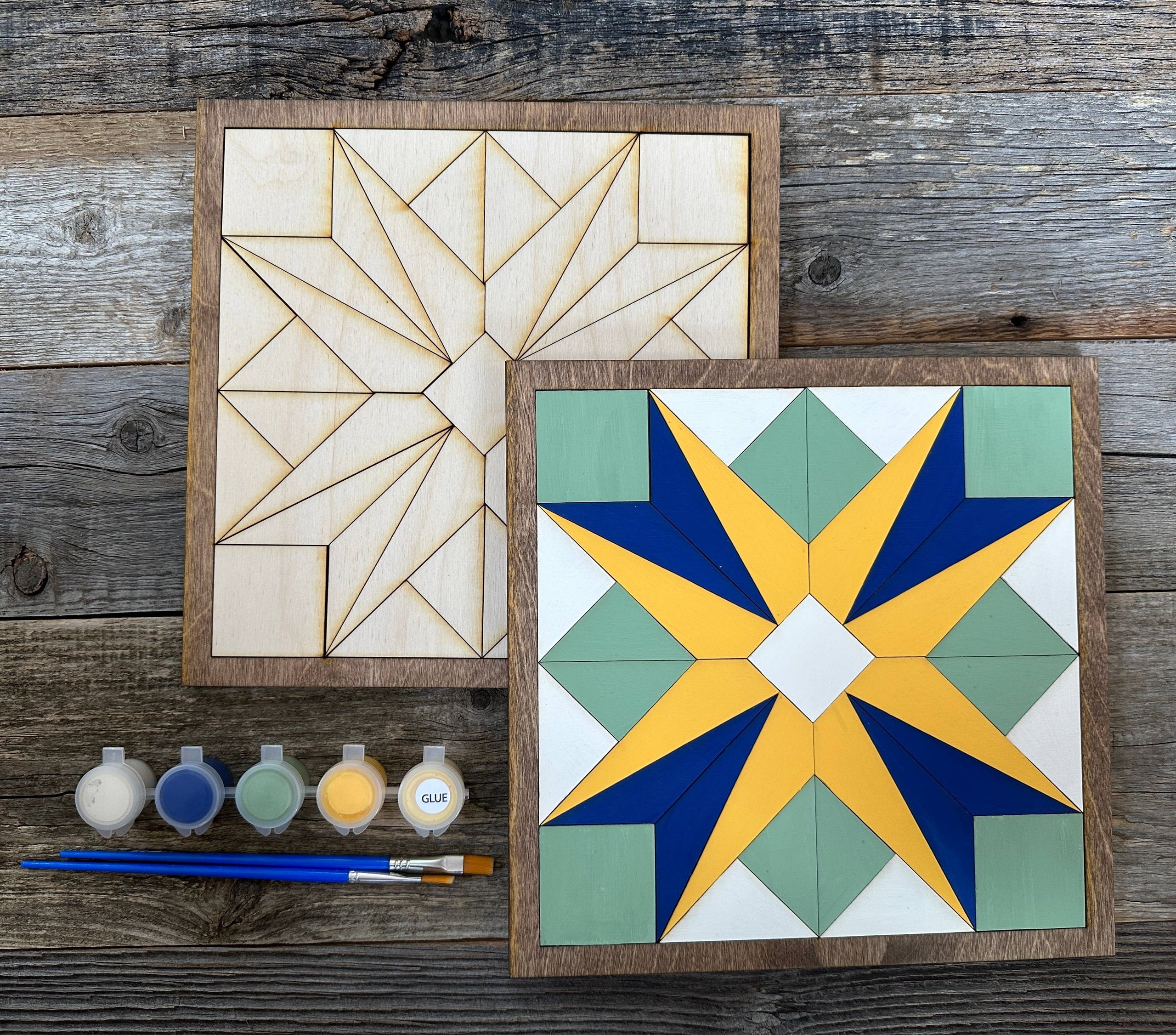 DIY Barn Quilt Pattern Painting Kit | Red Barn - Park Rapids, MN
